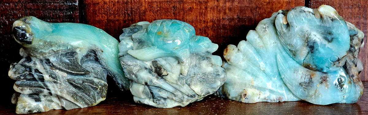 Caribbean Calcite Nautical Animal Crystal Carvings – Erika's Classy ...
