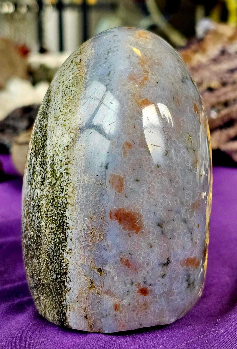 MD. Ocean Jasper Crystal Freeform 🪸🤩💜🌊 – Erika's Classy Crystals