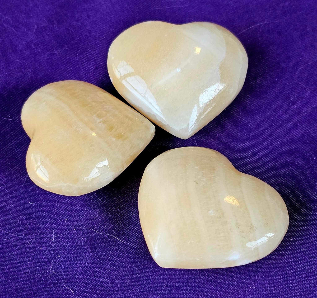 Creamsicle Calcite Crystal Puffy Heart ️ – Erika's Classy Crystals