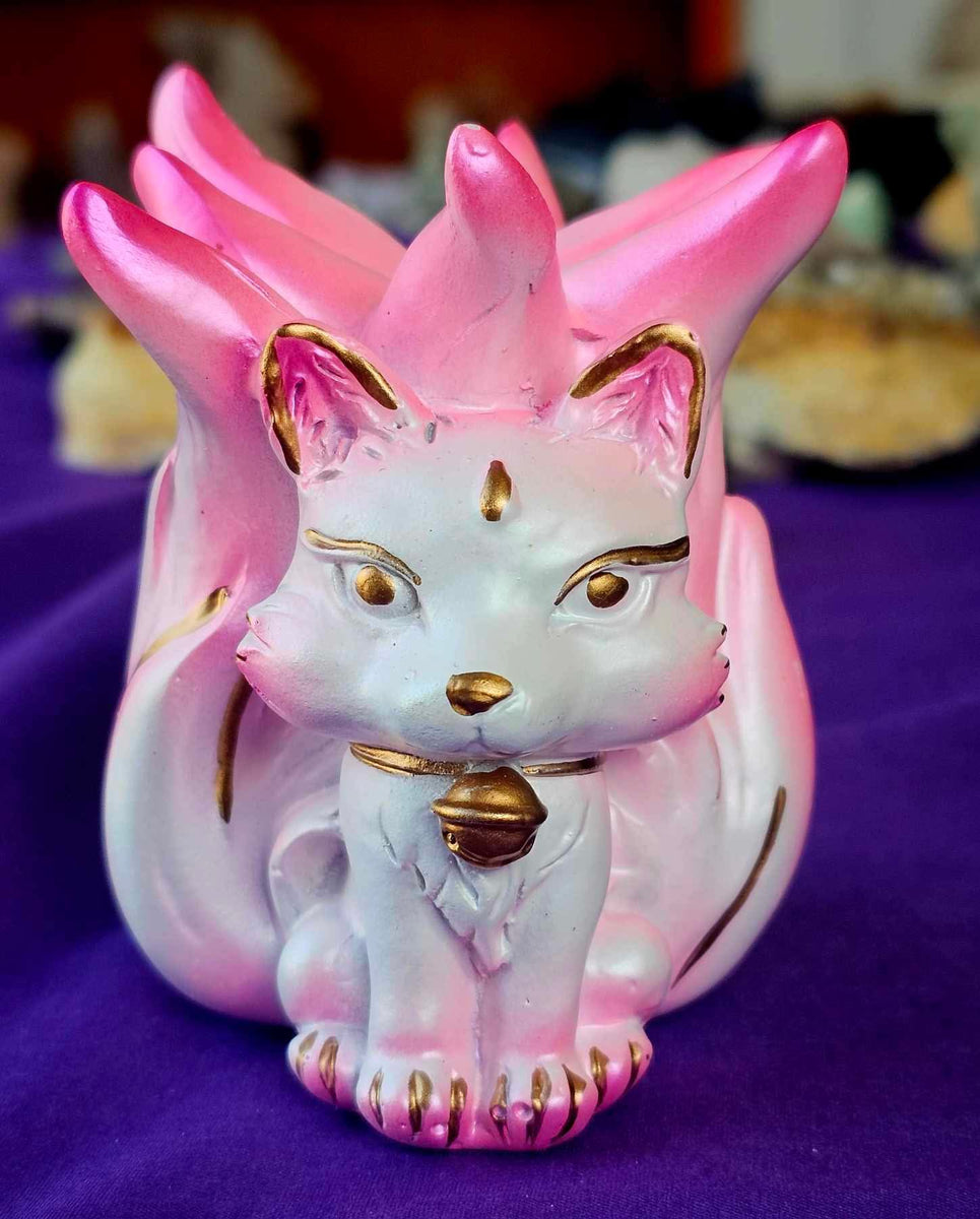 9-Tails Ceramic Crystal Sphere Holder 🔮🤩🔥🥹 – Erika's Classy Crystals